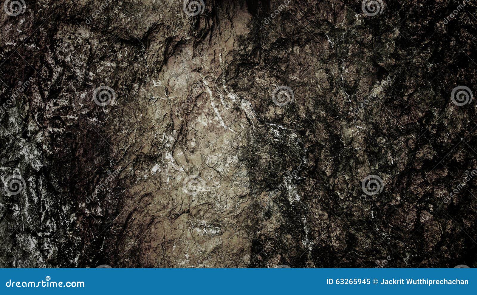 Crack Rock Background Texture in Monotone Black and White , High ...