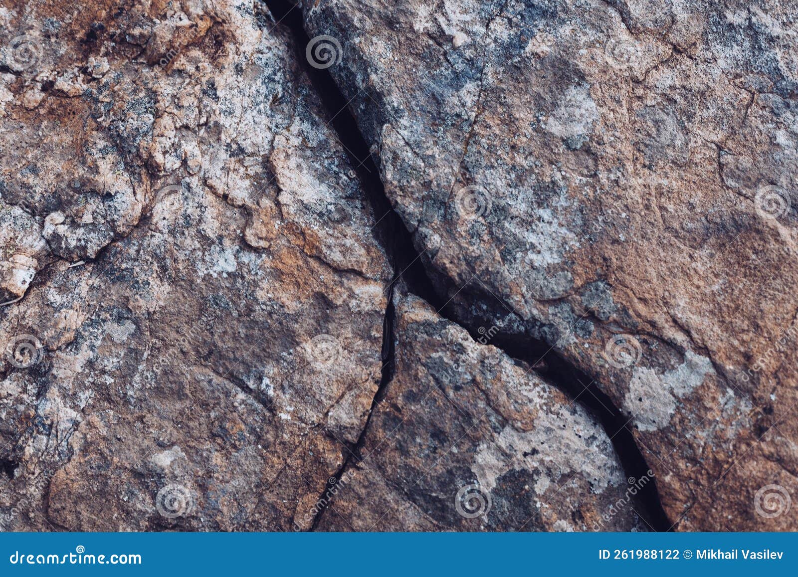 Crack in the Rock on Mountain Rustic Style. Stock Photo - Image of ...