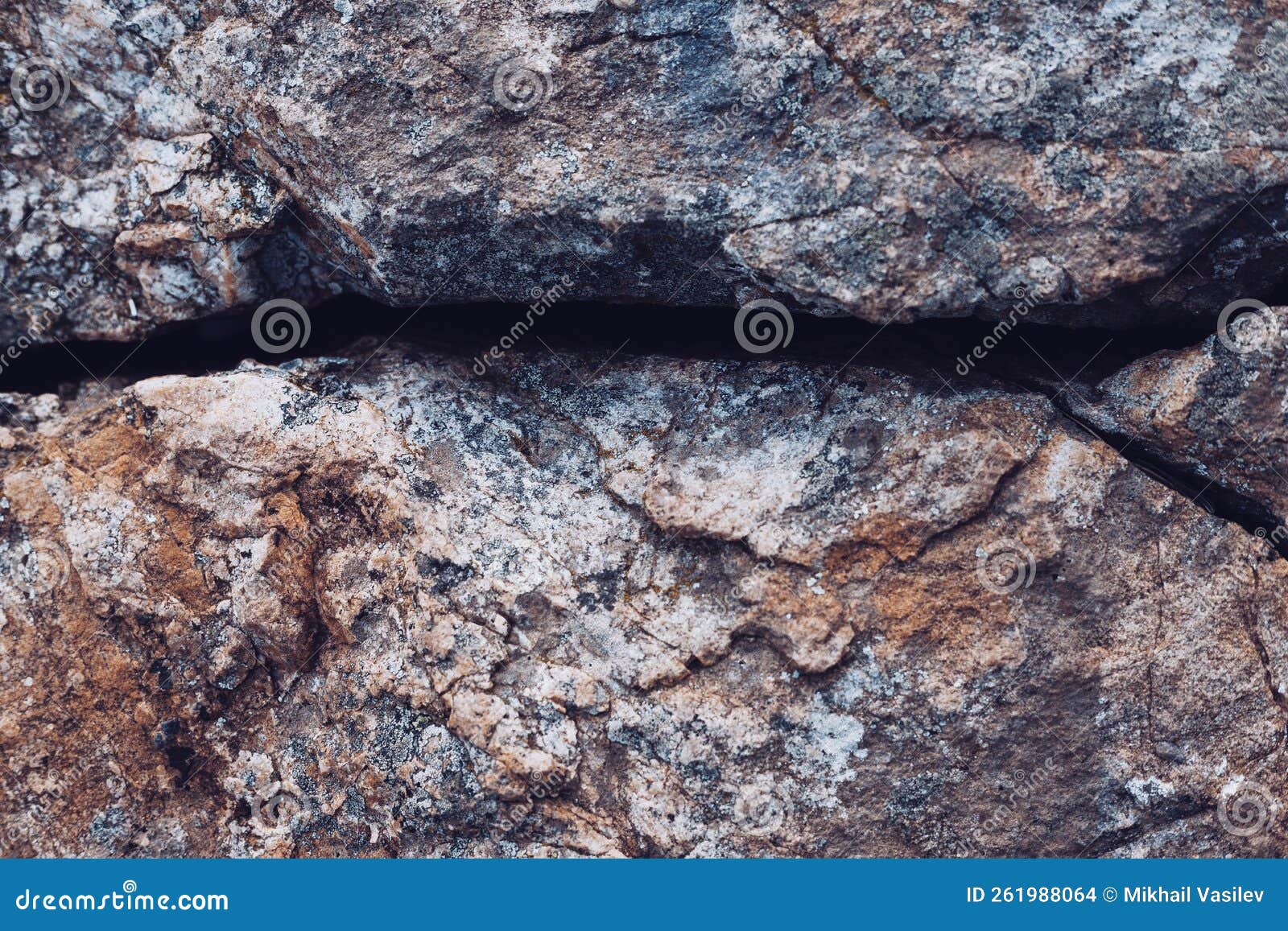 Crack in the Rock on Mountain Rustic Style. Stock Photo - Image of ...