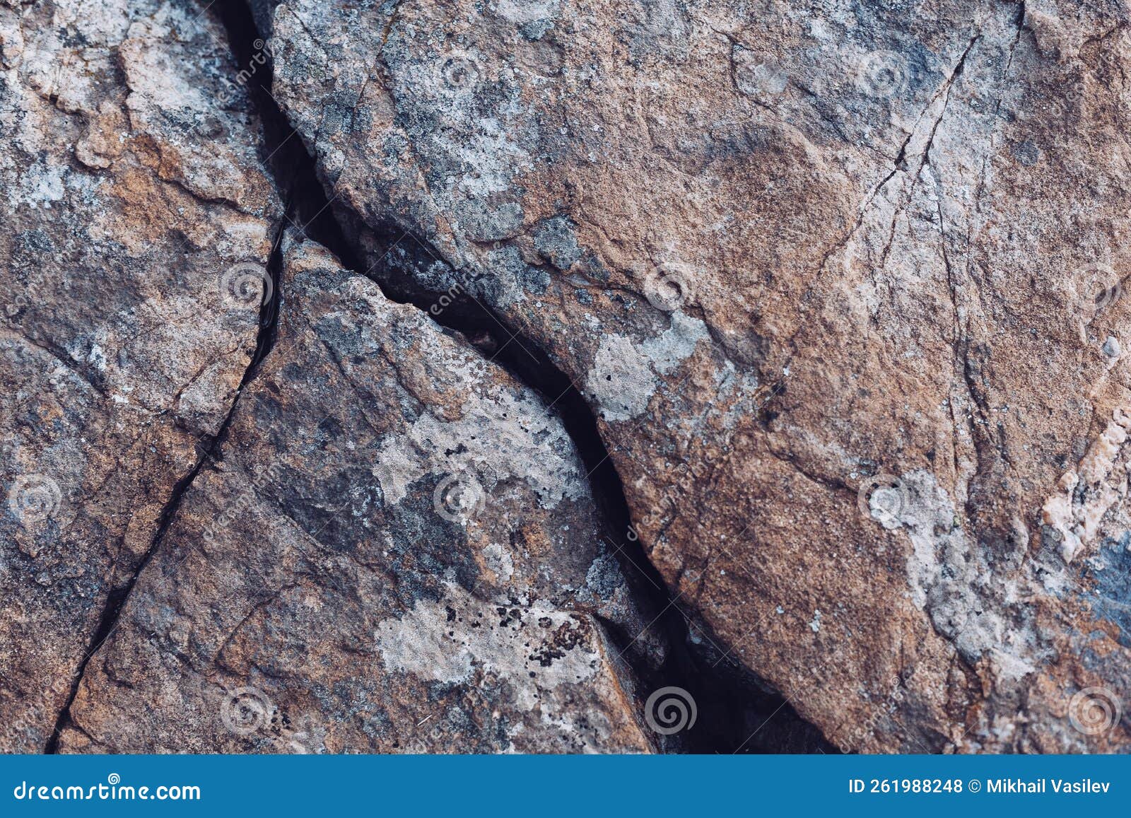 Crack in the Rock on Mountain Rustic Style. Stock Photo - Image of ...