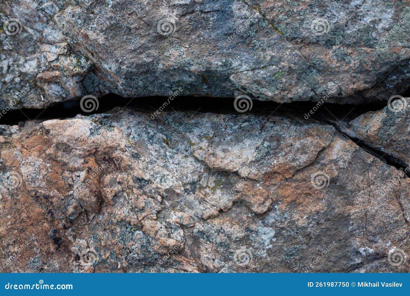 Crack in the Rock on Mountain. Stock Photo - Image of open, detail ...