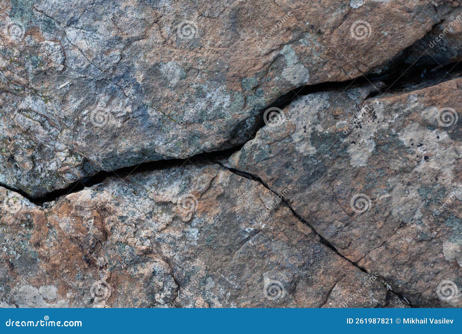 Crack in the Rock on Mountain. Stock Image - Image of grunge, movement ...