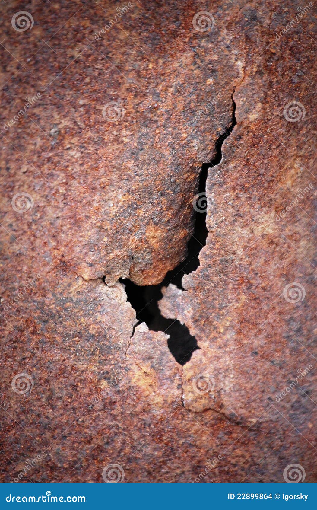 Crack at rusty metal plate stock photo. Image of grim - 22899864