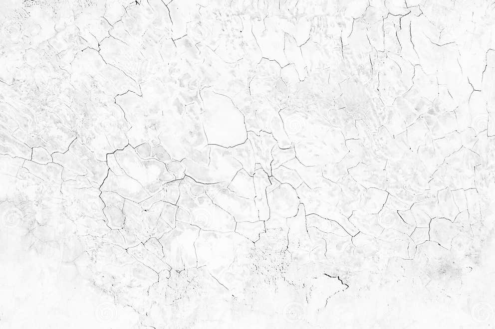 Crack and Scratch Surface of a White Cement Wall Stock Photo - Image of ...