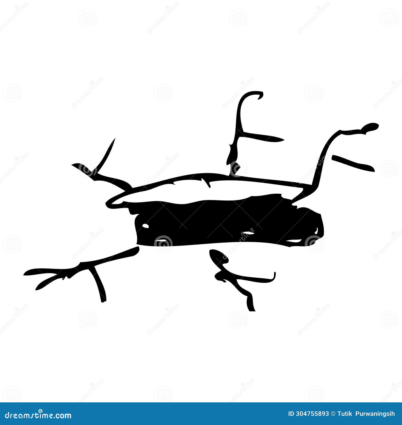 Crack, Simple Vector Hand Draw Sketch Doodle, Isolated on White Stock ...