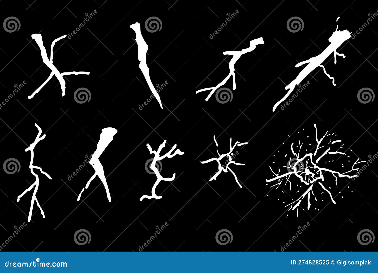 Crack - Sketch - Set 05A stock illustration. Illustration of ground ...