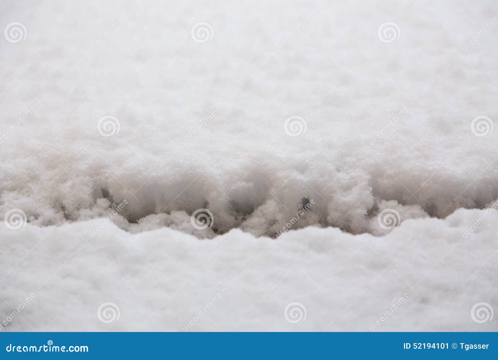 Crack in snow stock image. Image of termperature, white - 52194101