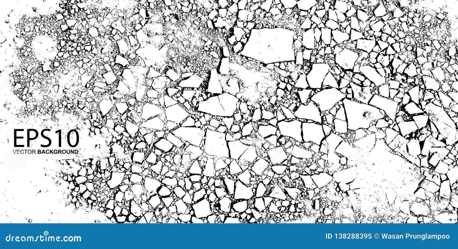 Cracked Stone Texture Vector