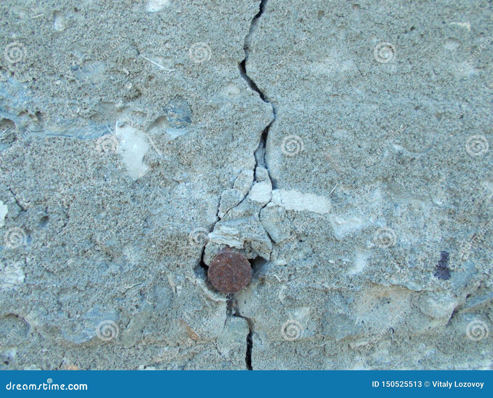 Crack in the wall stock image. Image of concrete, close - 150525513