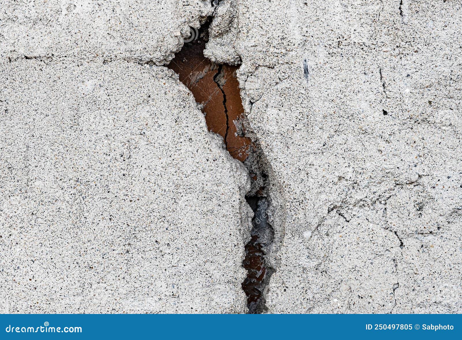 Crack in the Wall stock image. Image of granite, antique - 250497805