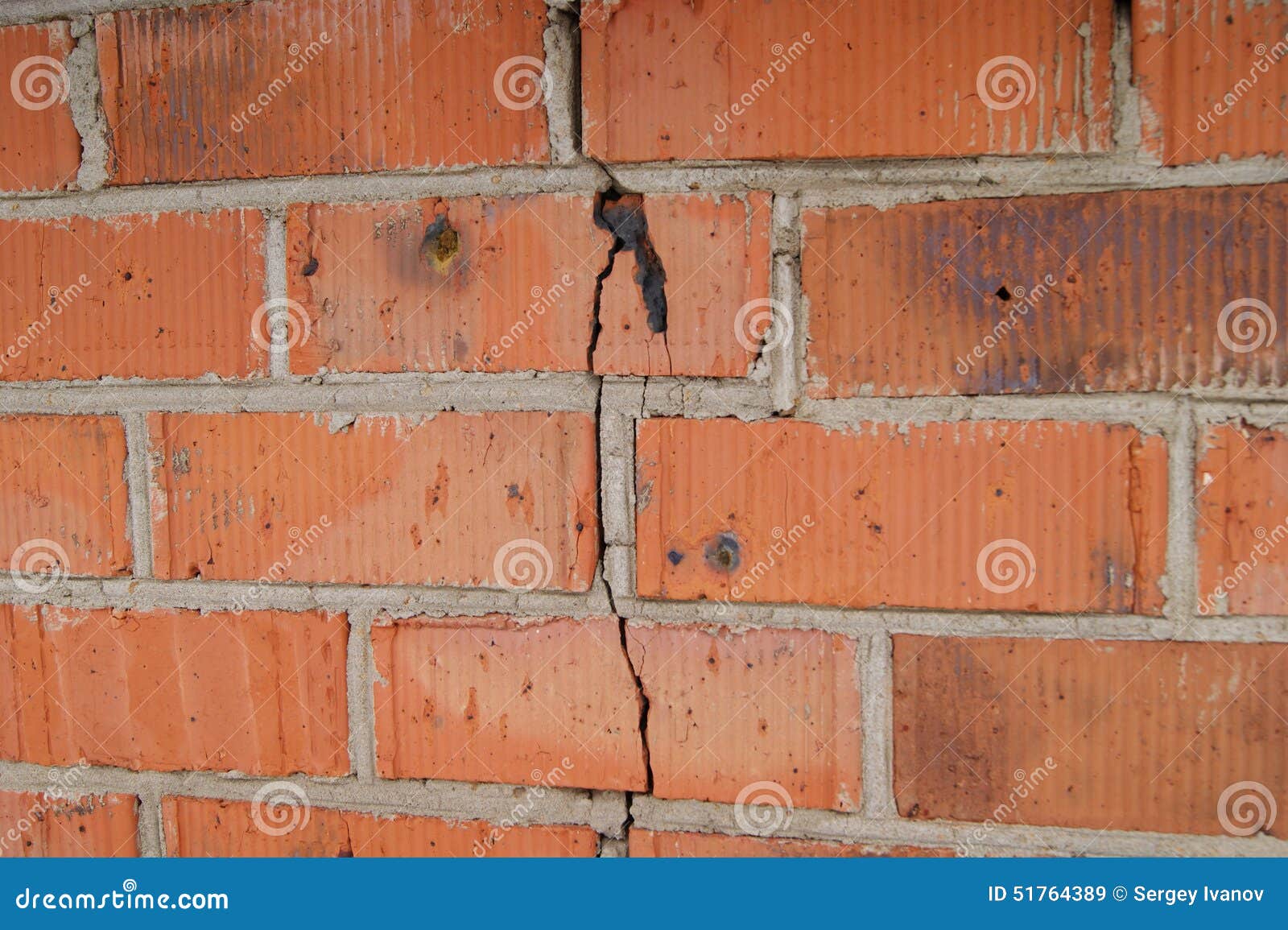 Crack on the wall stock image. Image of building, sony - 51764389