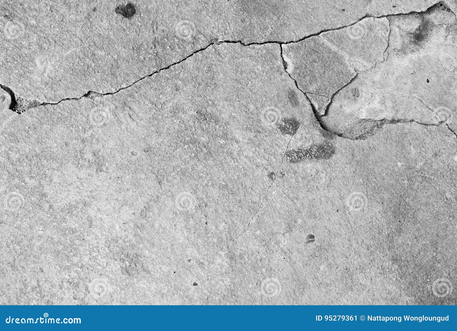 Crack White Concrete Texture Background. Stock Image - Image of concept ...