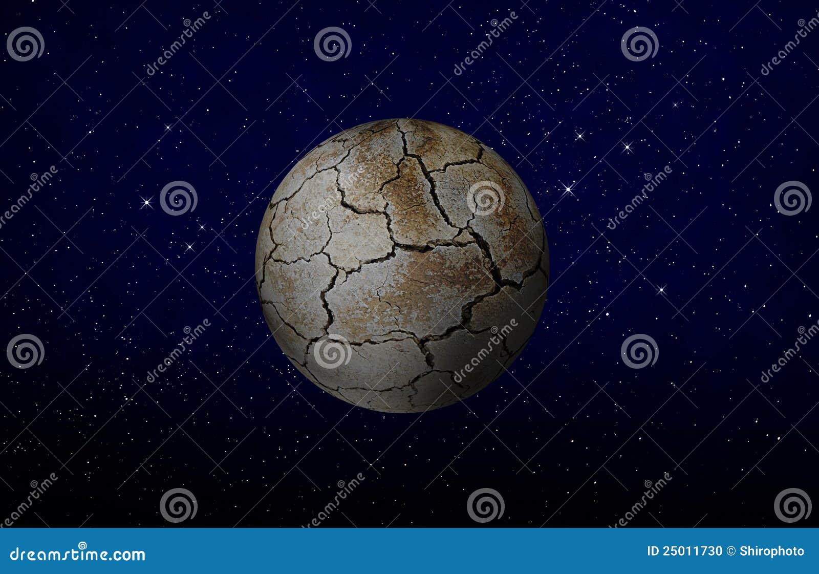 Crack world stock illustration. Illustration of space - 25011730