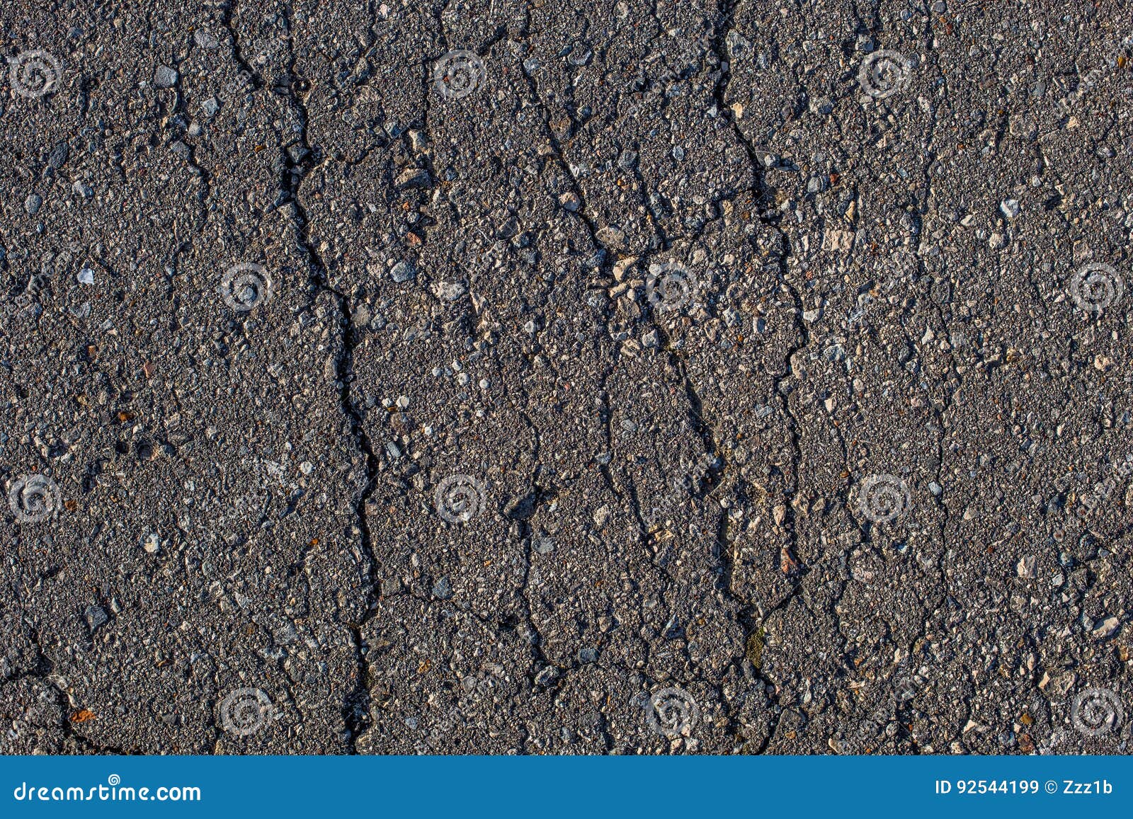 Cracked Across Asphalt Texture Stock Image | CartoonDealer.com #92544199