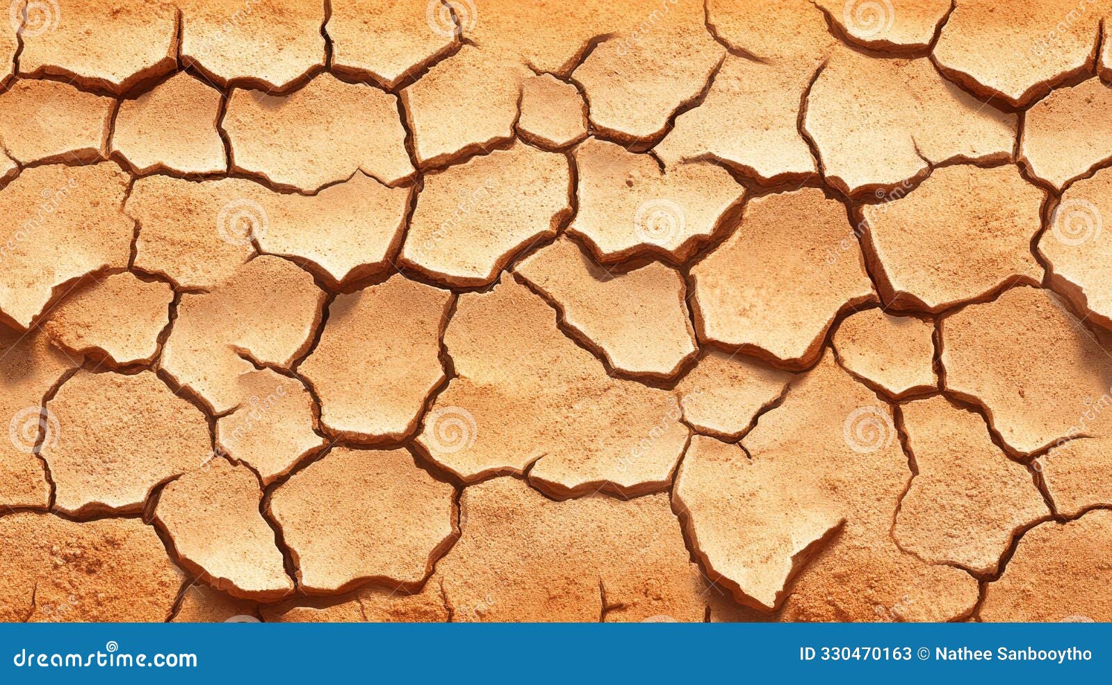 Cracked Arid Soil Surface from Severe Drought Stock Illustration ...