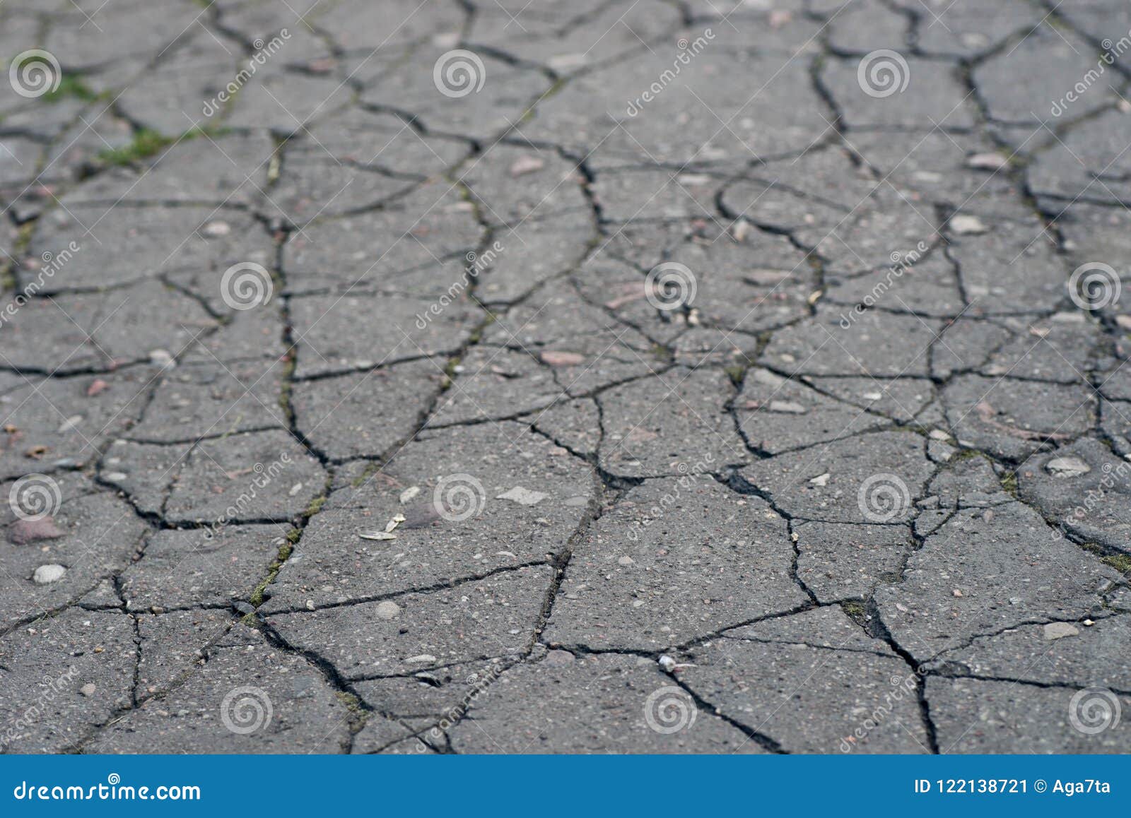 Cracked Asphalt Texture Background Stock Image - Image of destroyed ...