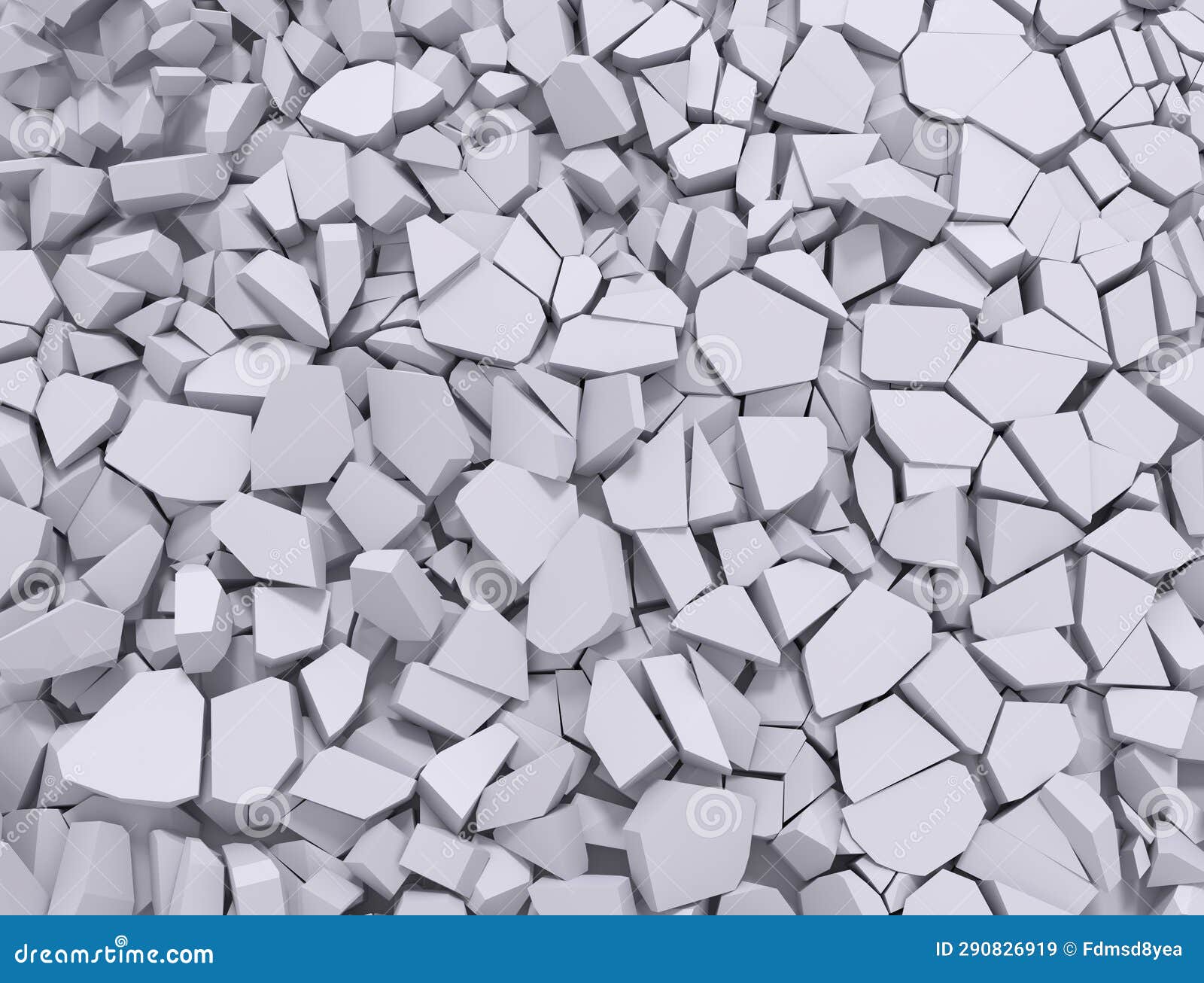 Cracked Background with Blocks Stock Illustration - Illustration of ...