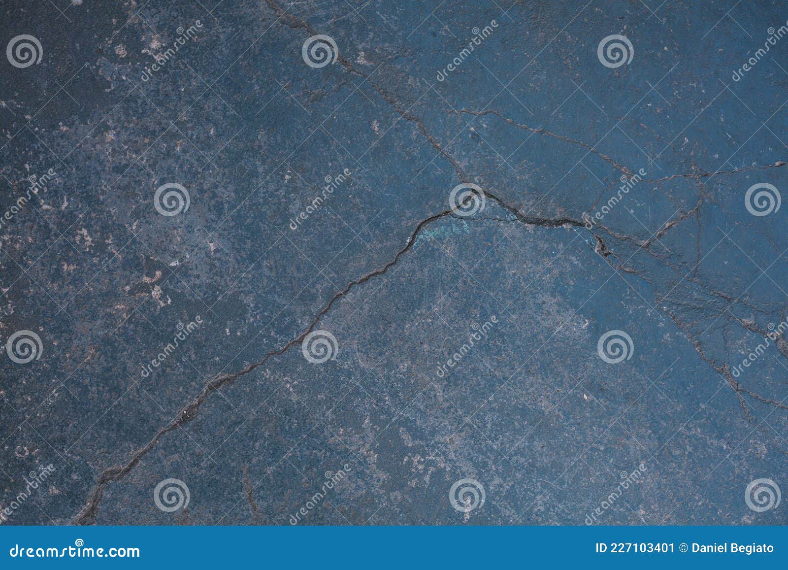 Cracked Blue Wall at Construction Site, Concrete Texture Background for ...