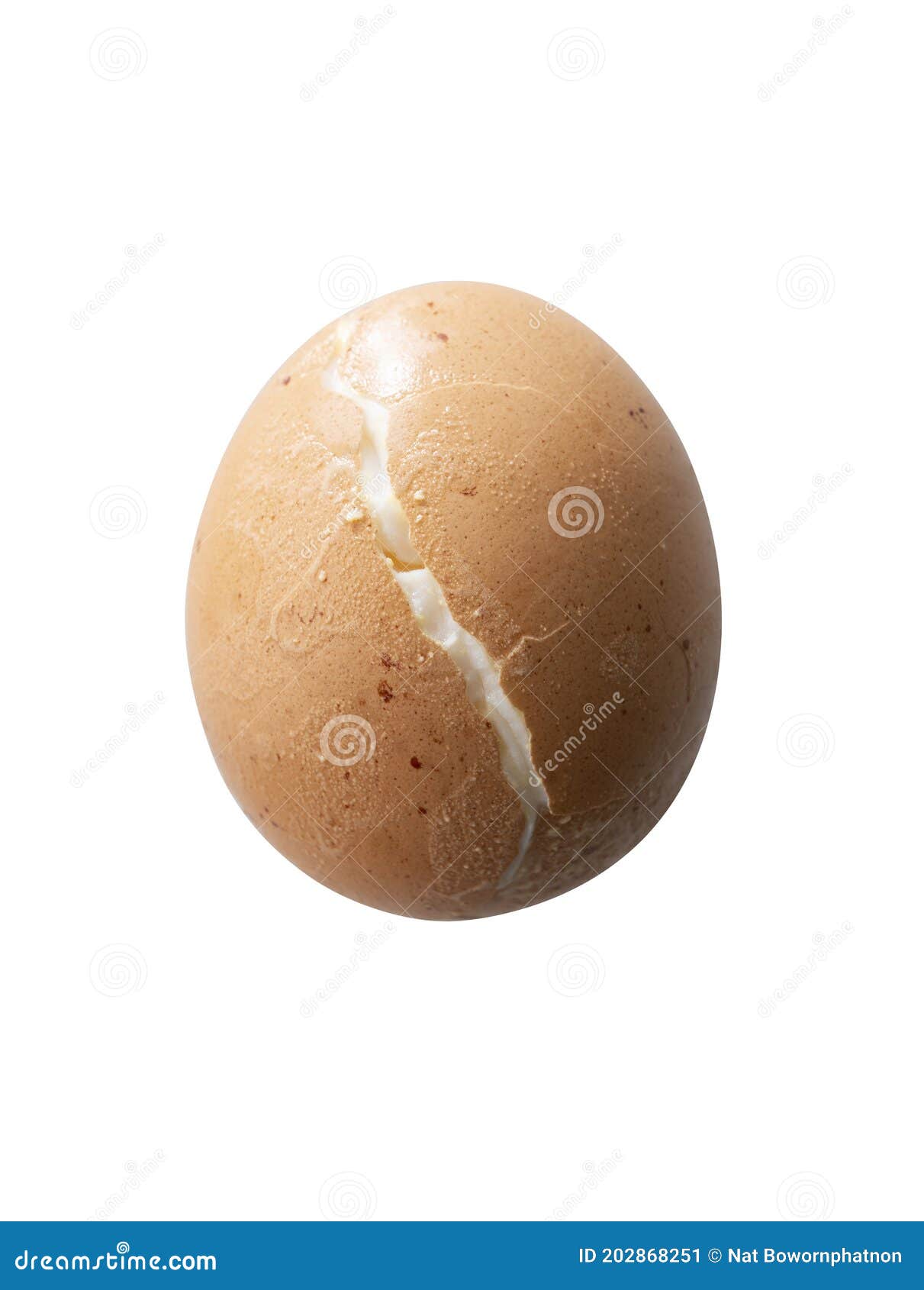 Cracked Boiled Egg.Exploded Egg With Yoke..The Concept Of Improper ...