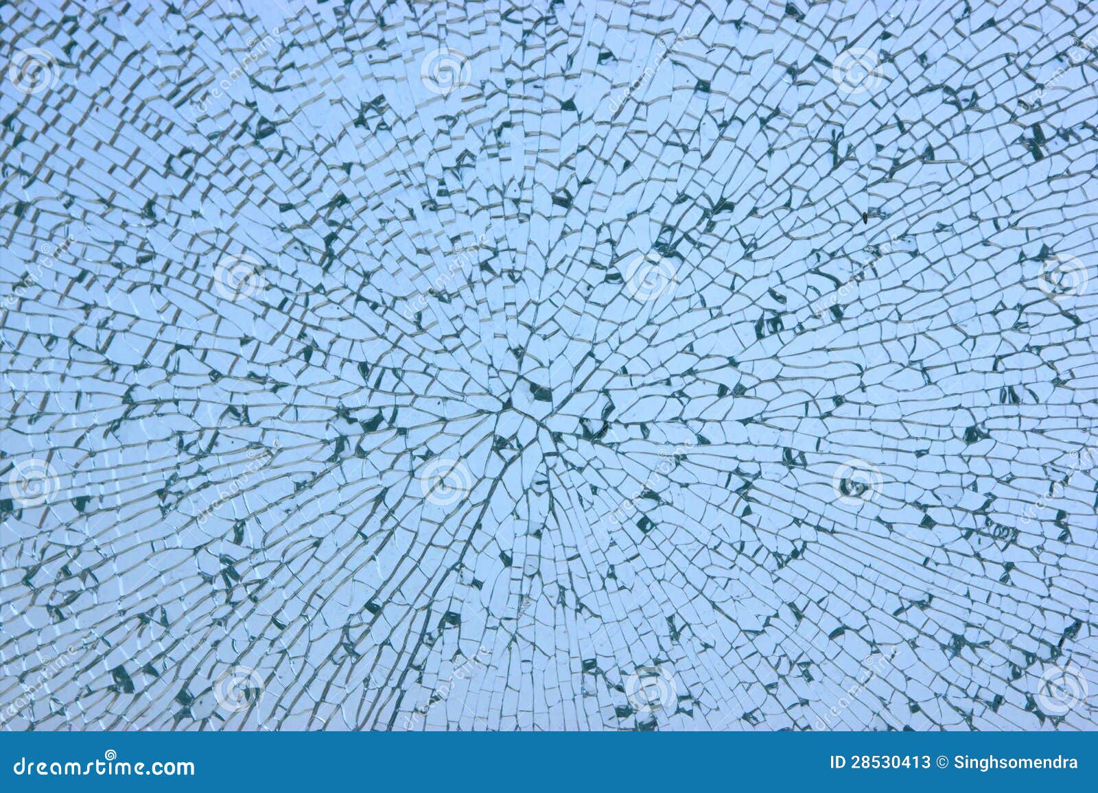 Cracked/broken glass stock image. Image of danger, details - 28530413