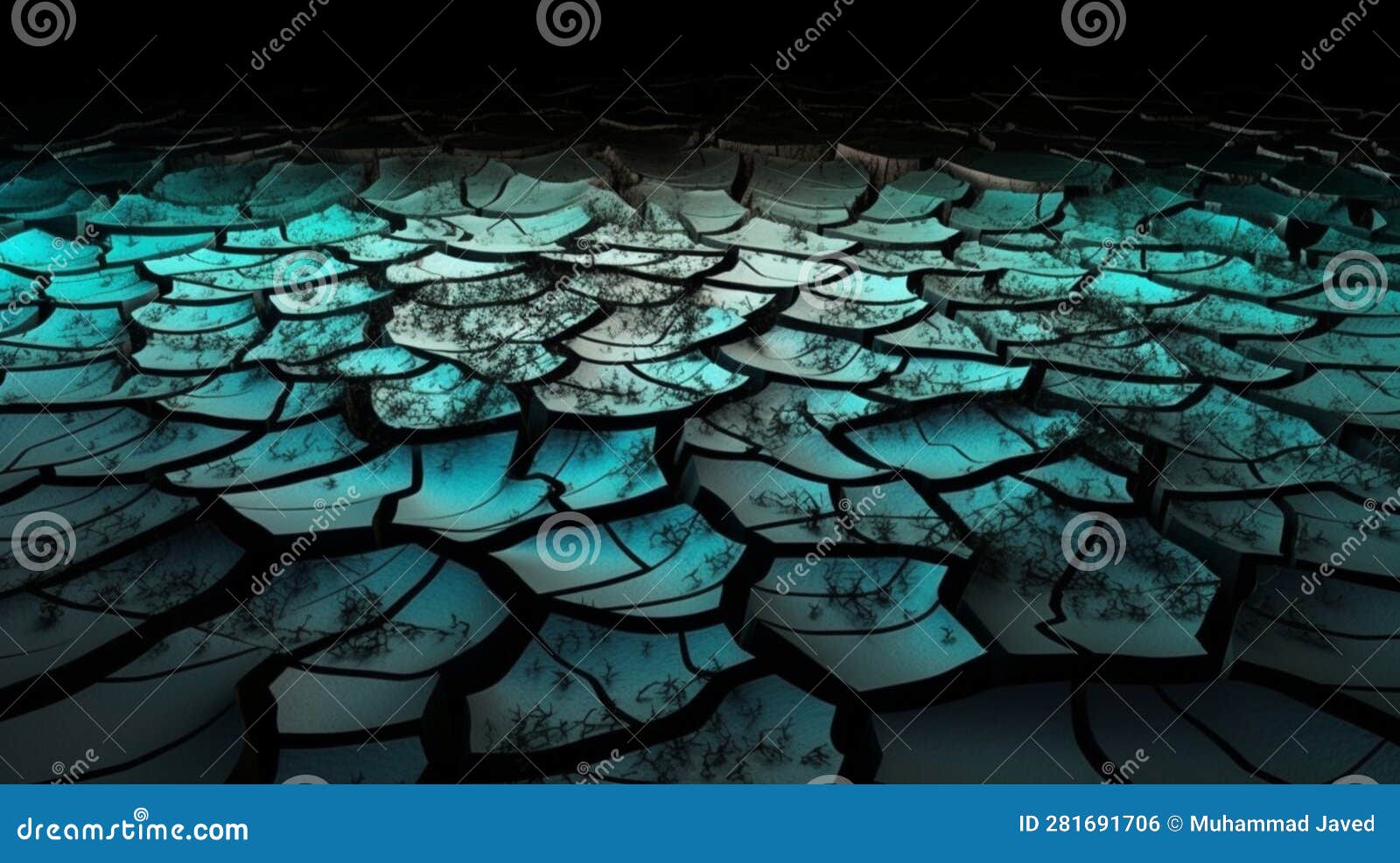 Cracked Broken Ground Earthquake Split Background Design Stock ...