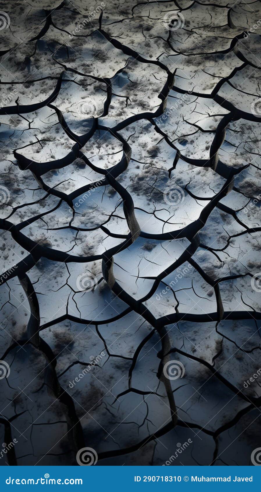 Cracked Broken Ground Earthquake Split Background Design Stock ...