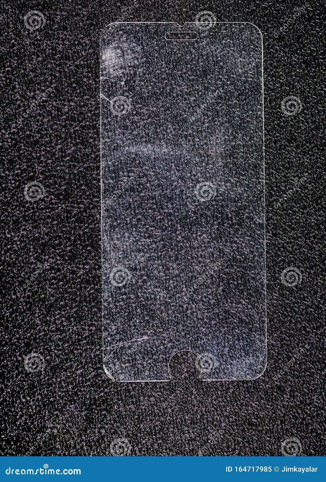 Cracked Cell Phone Cover Protector Stock Image - Image of protect ...