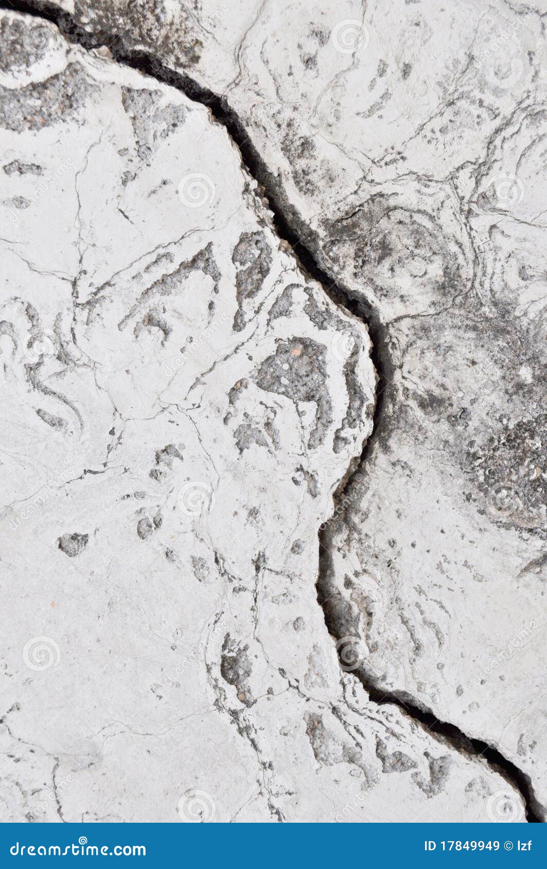 Cracked cement stock image. Image of cracks, gray, ground - 17849949