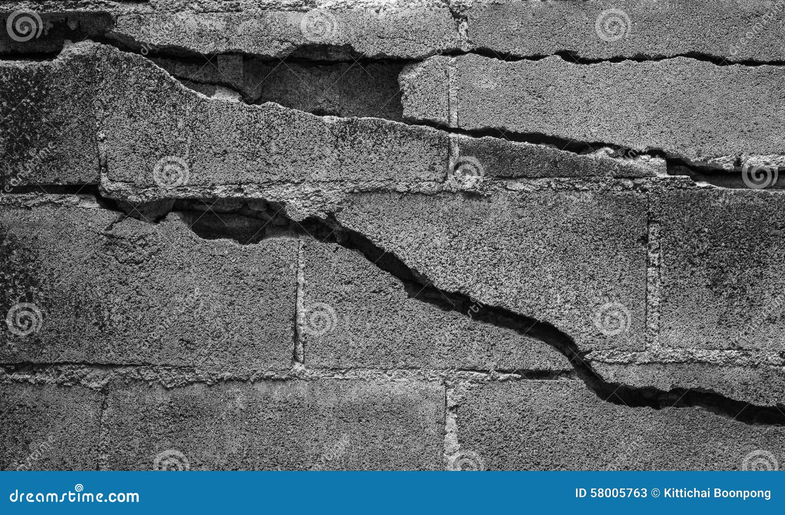 Cracked cement stock image. Image of pebble, graphic - 58005763