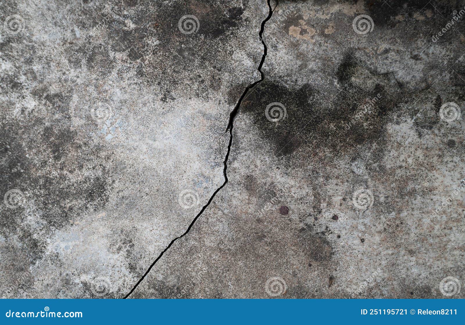 Cracked Cement Damage Wall Texture Stock Image - Image of design ...