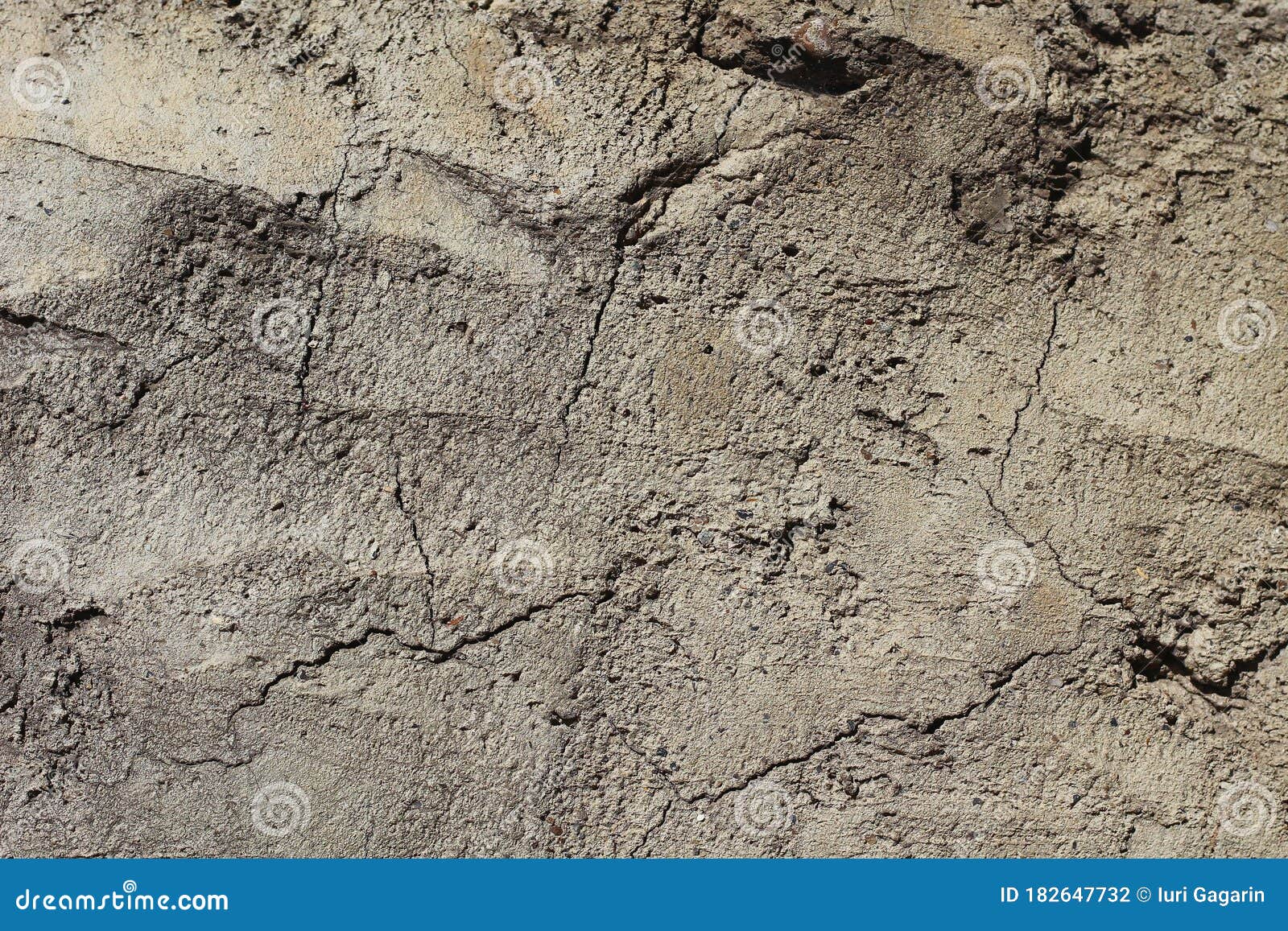 Cracked Cement after Drying Stock Photo - Image of detail, home: 182647732