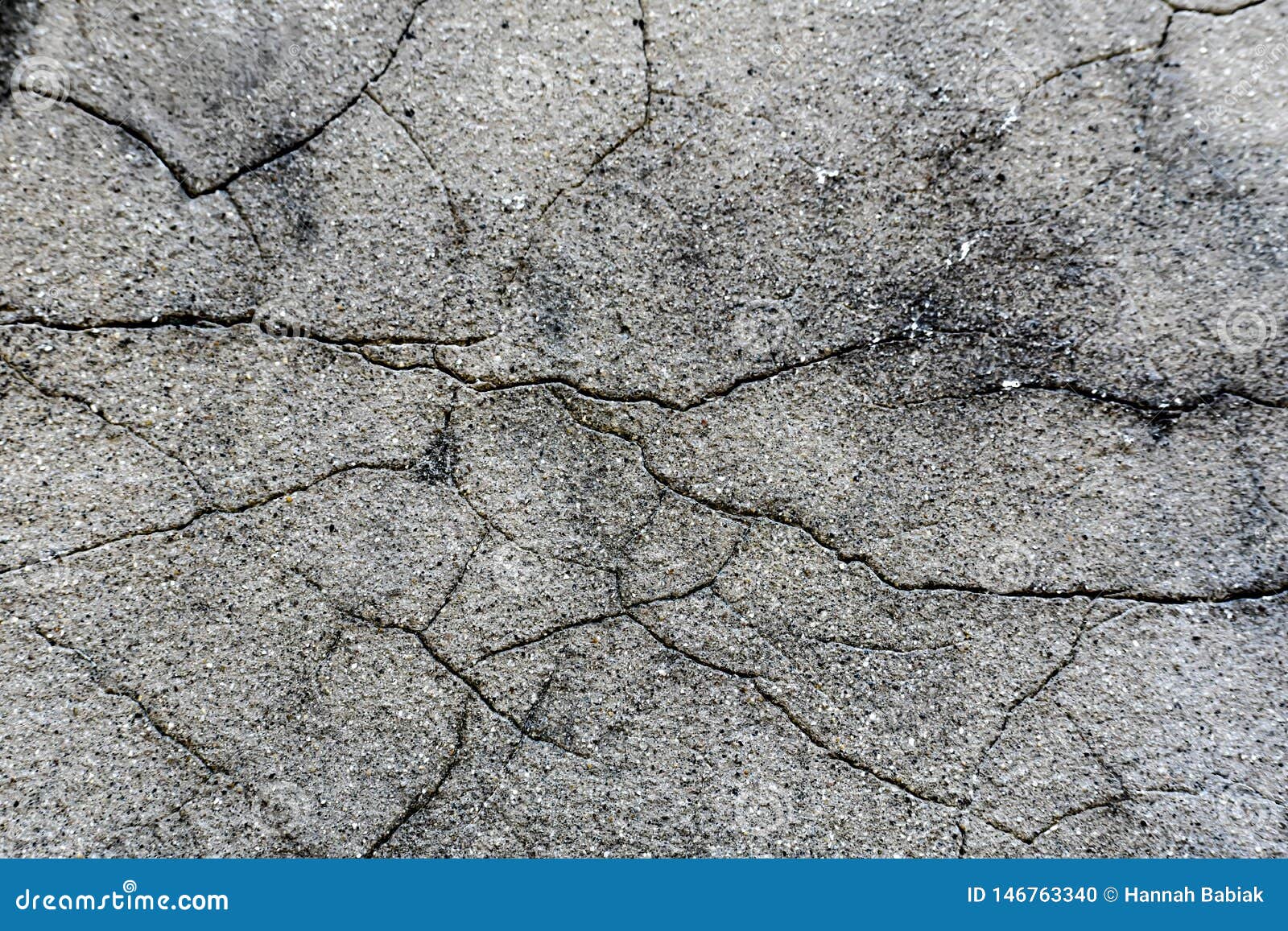 The Cracked Cement Wall Texture In The House,cracking Separation Of The ...