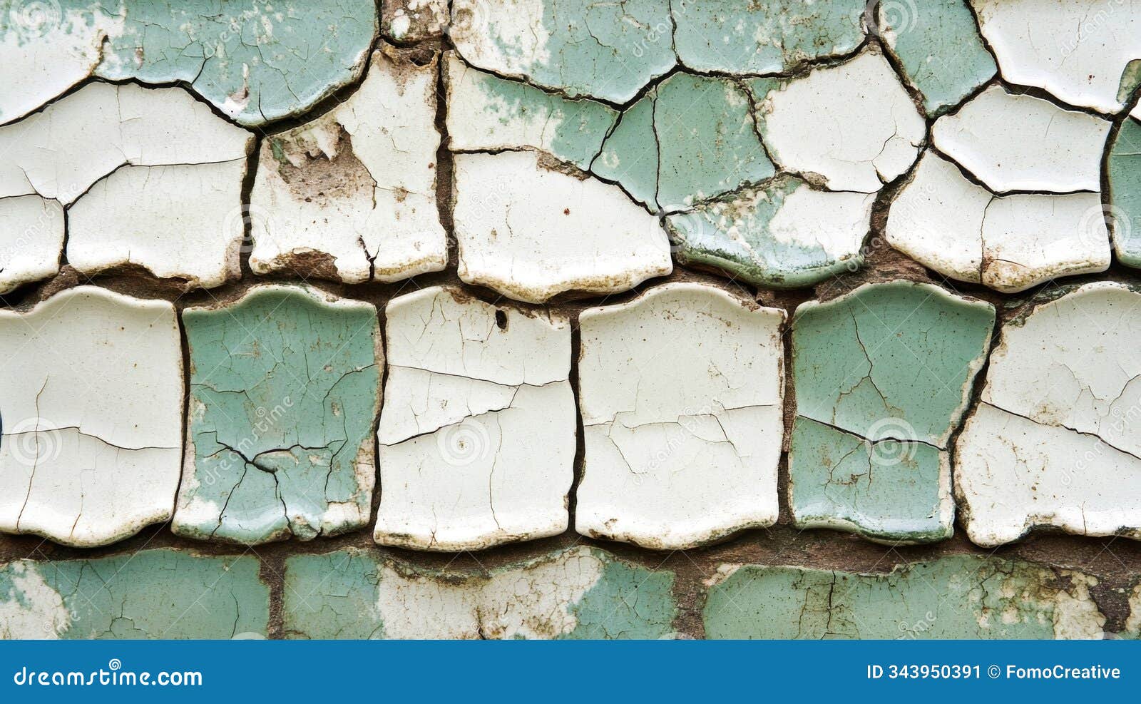 Chipped Wall Texture In White And Terracotta Royalty-Free Stock Image ...