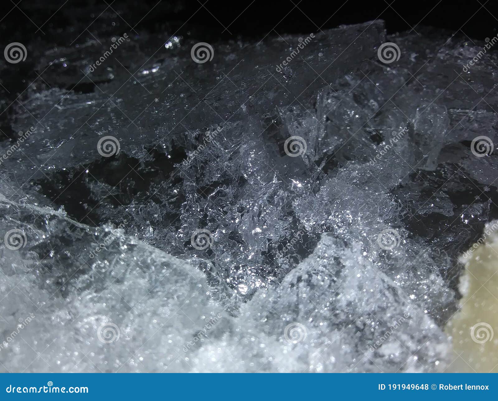 Cracked chipped ice stock photo. Image of cold, winter - 191949648