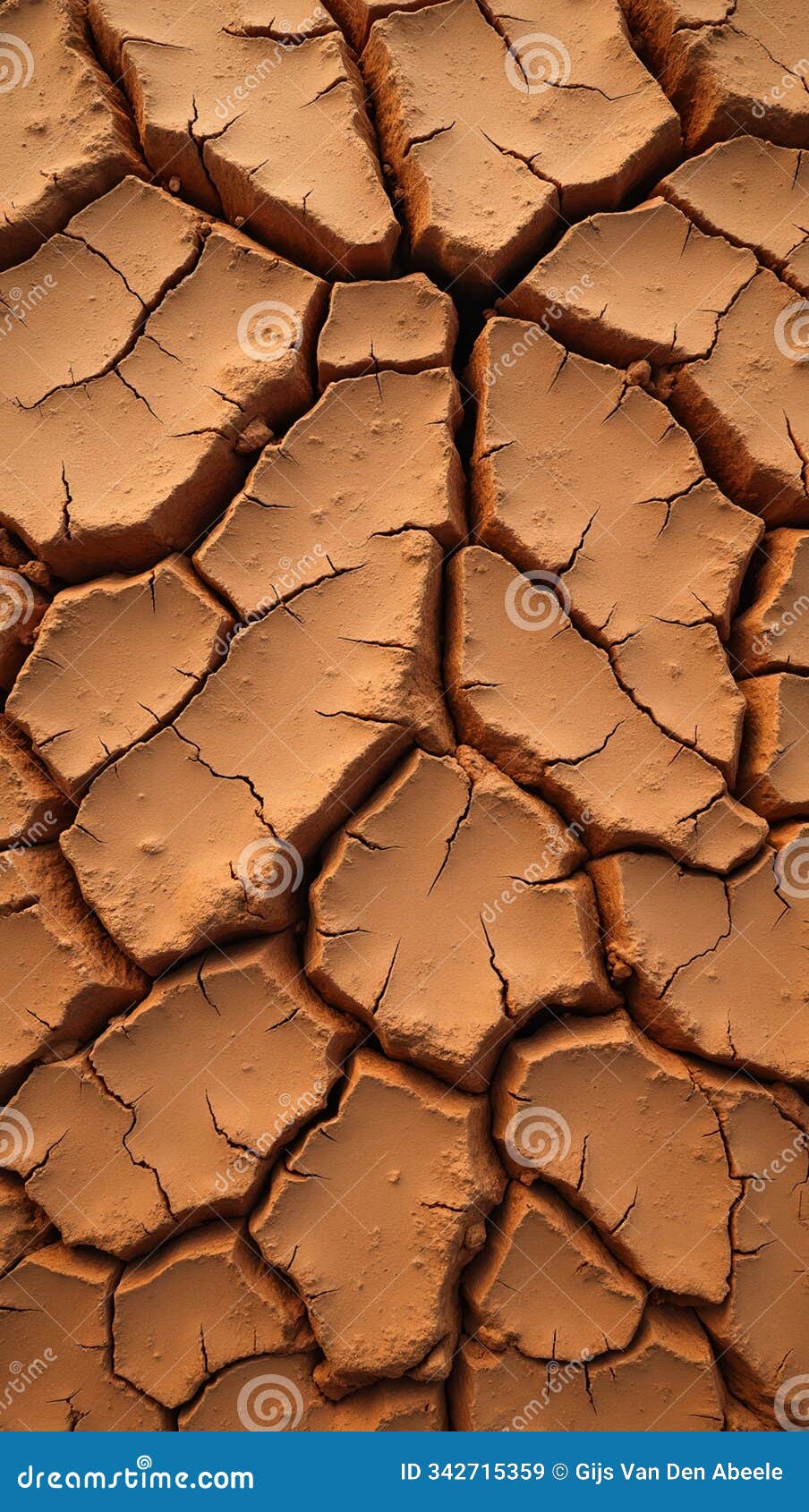 Cracked Clay Ground in Desert Deep Fissures Creating Parched Texture ...