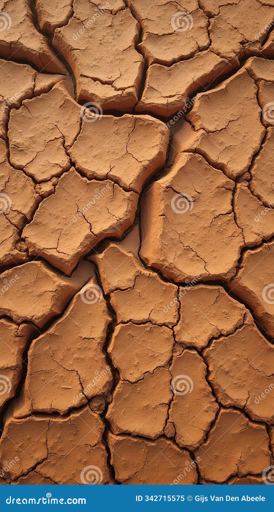 Cracked Clay Ground In Desert Deep Fissures Creating Parched Texture Royalty-Free Stock Photo ...