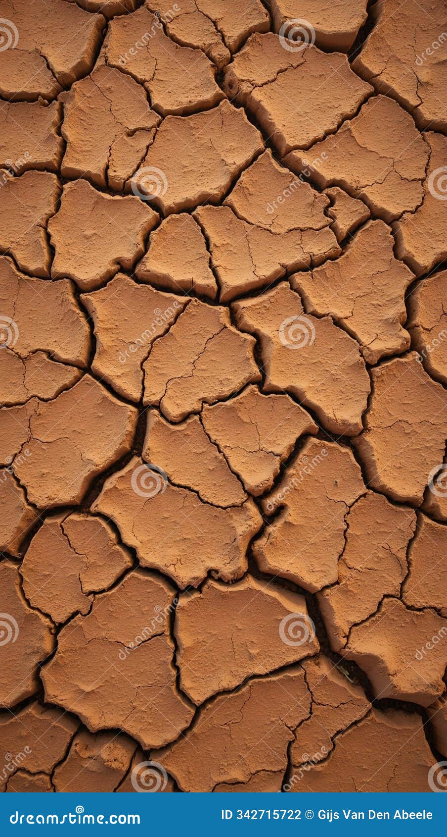 Cracked Clay Ground in Desert Deep Fissures Creating Parched Texture ...