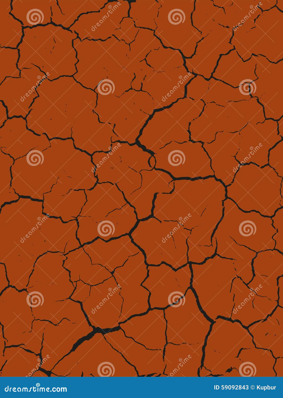 Cracked Clay, Ground Or Glass Texture. Stock Vector Illustration ...