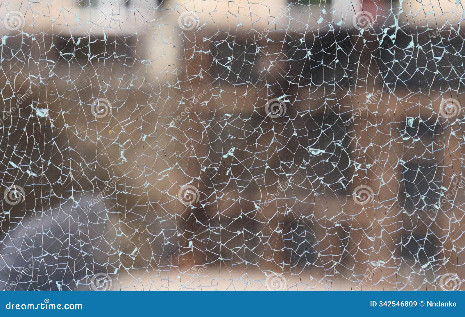 Cracked Clear Glass Full Frame. Close Up Stock Image - Image of ...