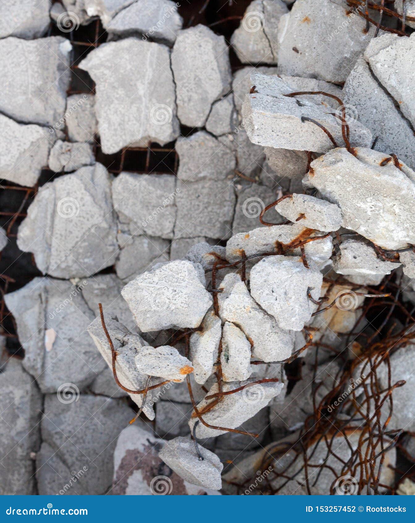 Cracked concrete block stock photo. Image of rend, grey - 153257452
