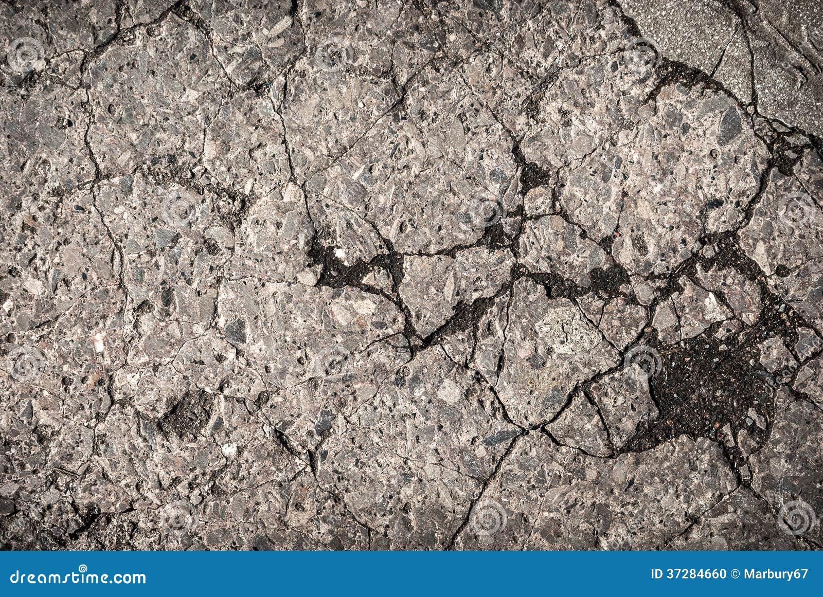 Cracked Concrete stock photo. Image of neglect, cracked - 37284660