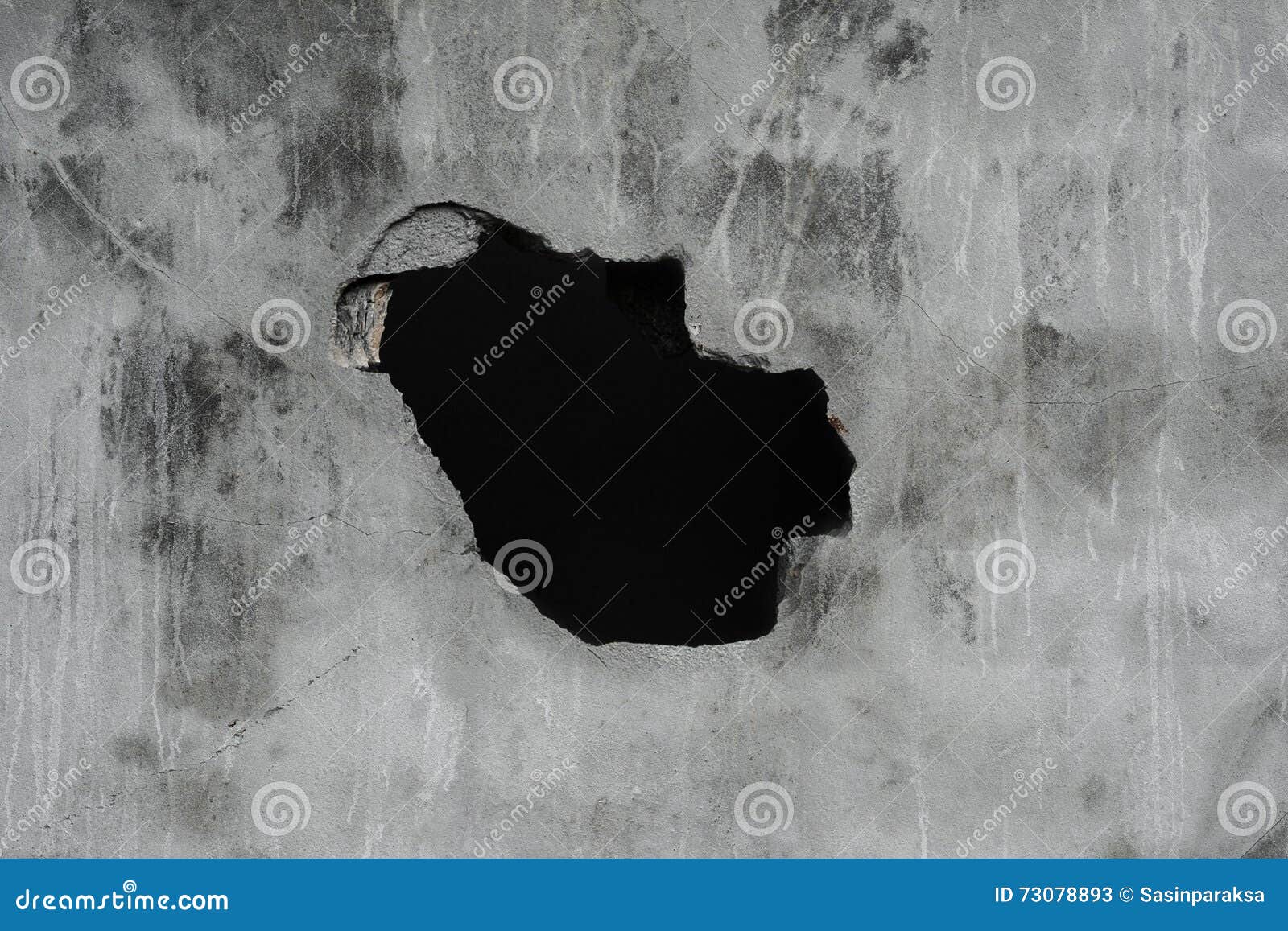 Cracked Concrete Texture with Hole, Concrete Texture Background Stock ...