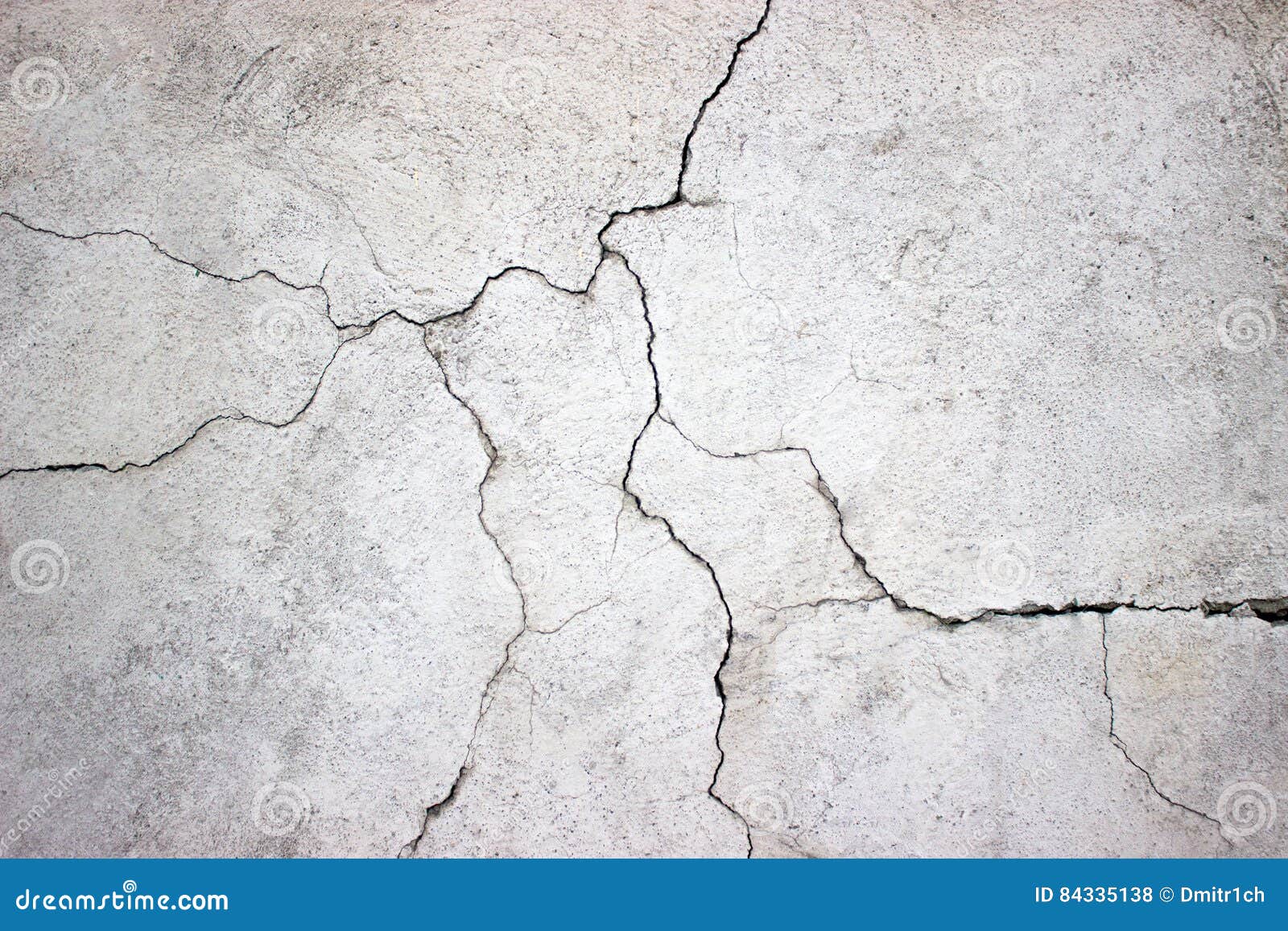 Cracked Concrete Wall Covered with Gray Cement Texture As Background ...