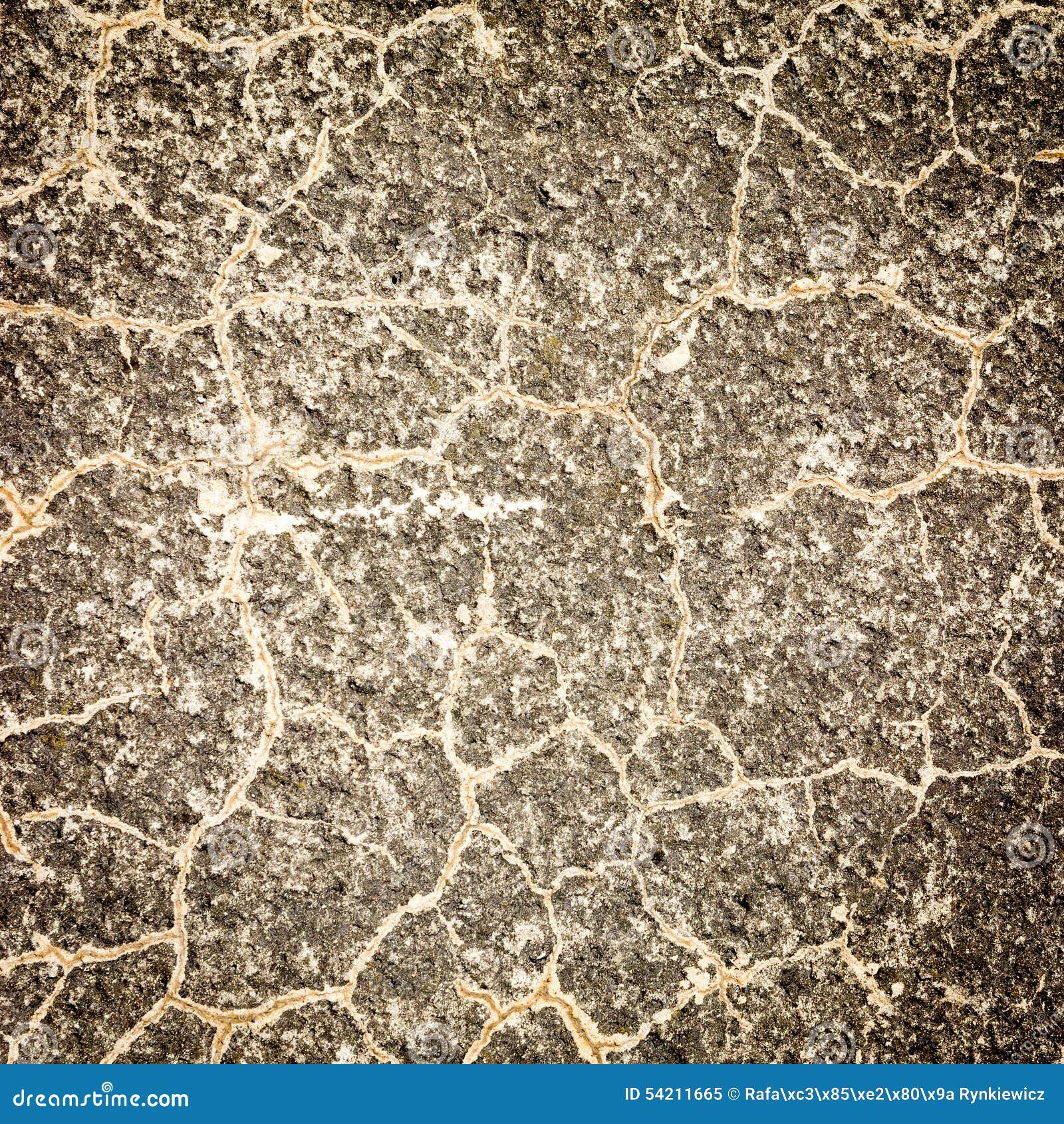 Cracked Concrete Wall Texture Background Stock Image - Image of grunge ...