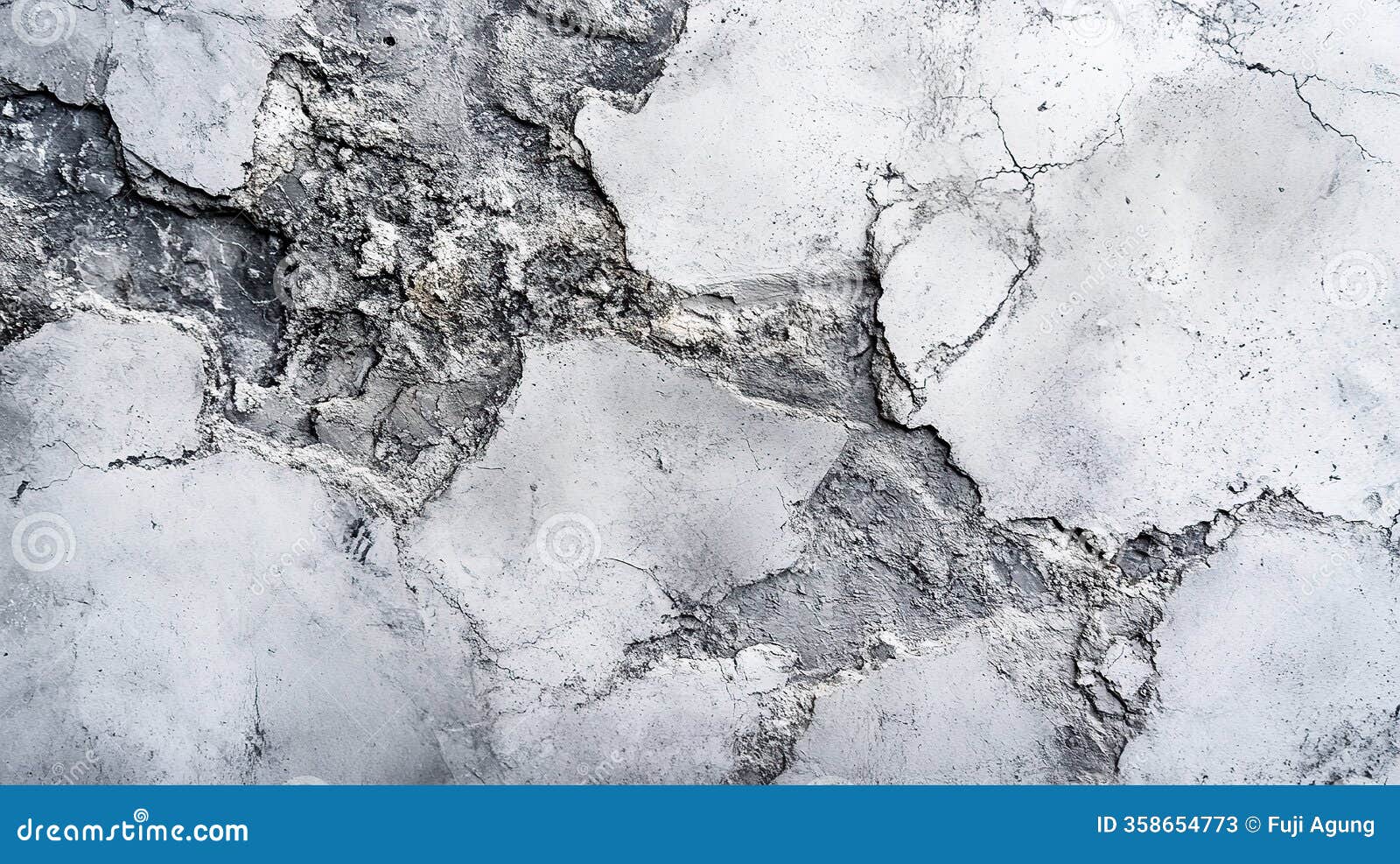 Cracked Concrete Wall Texture, Urban Decay Background, Design Element ...