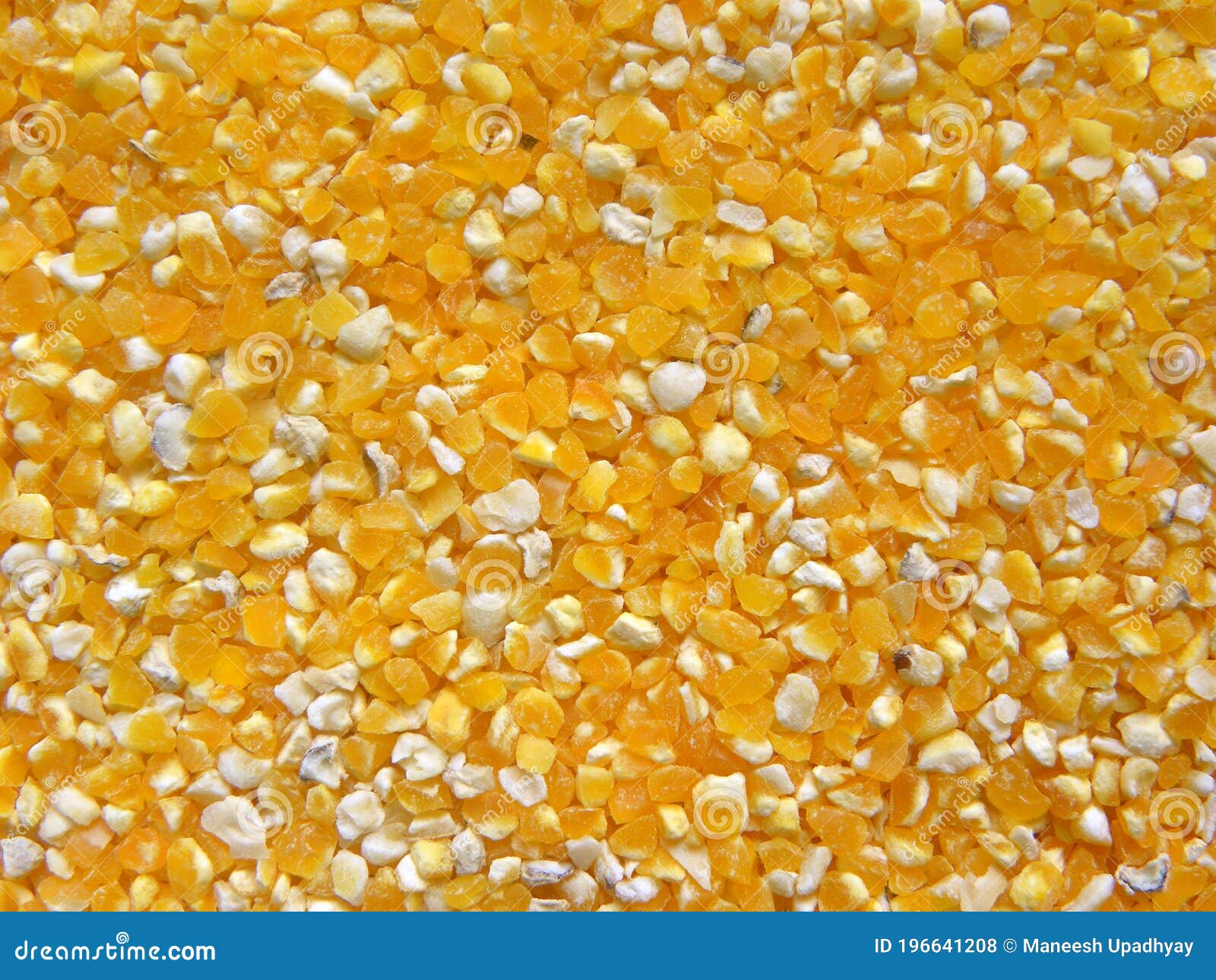 Cracked Corn kernels stock photo. Image of closeup, diet - 196641208
