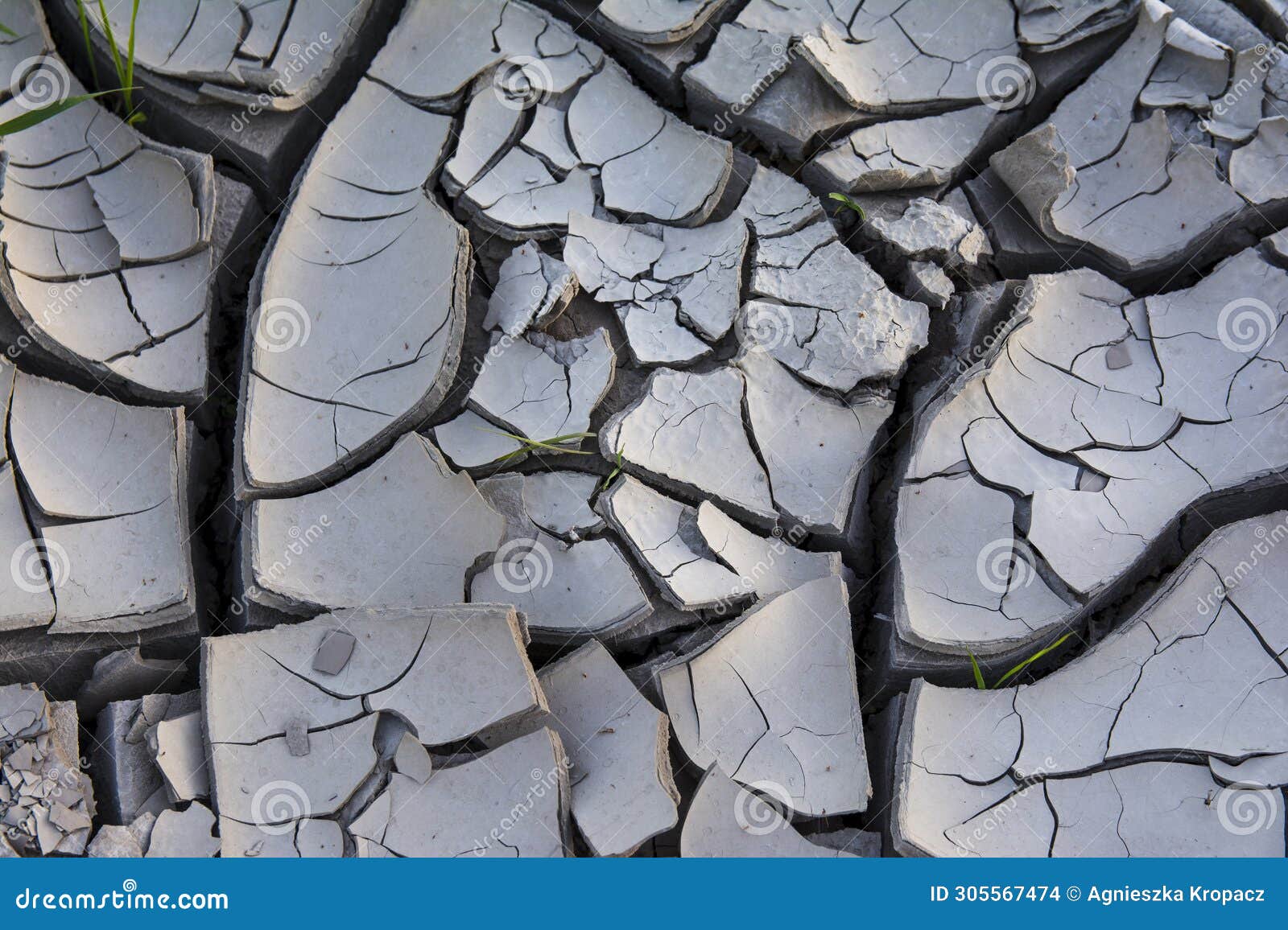 Cracked Crust of the Earth Under the Influence of Strong Sunlight Stock ...