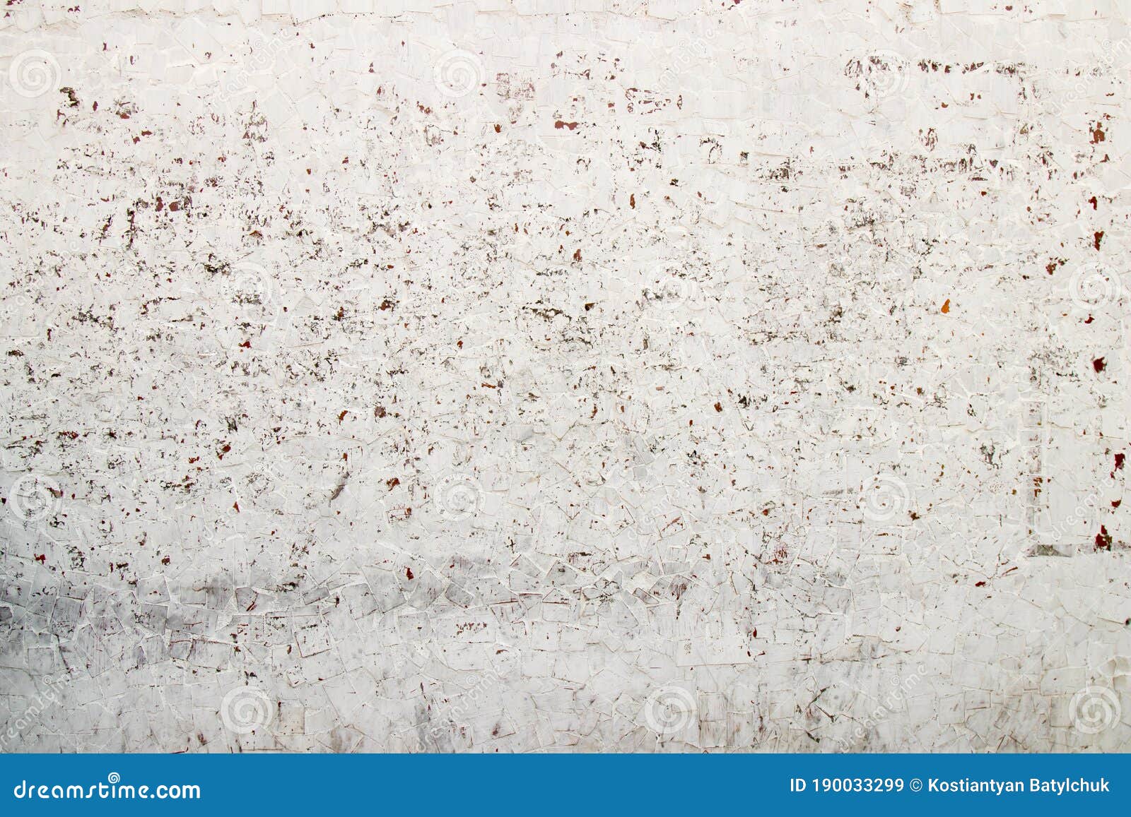 Cracked and Distressed Painted Surface on the Side of a Building or ...