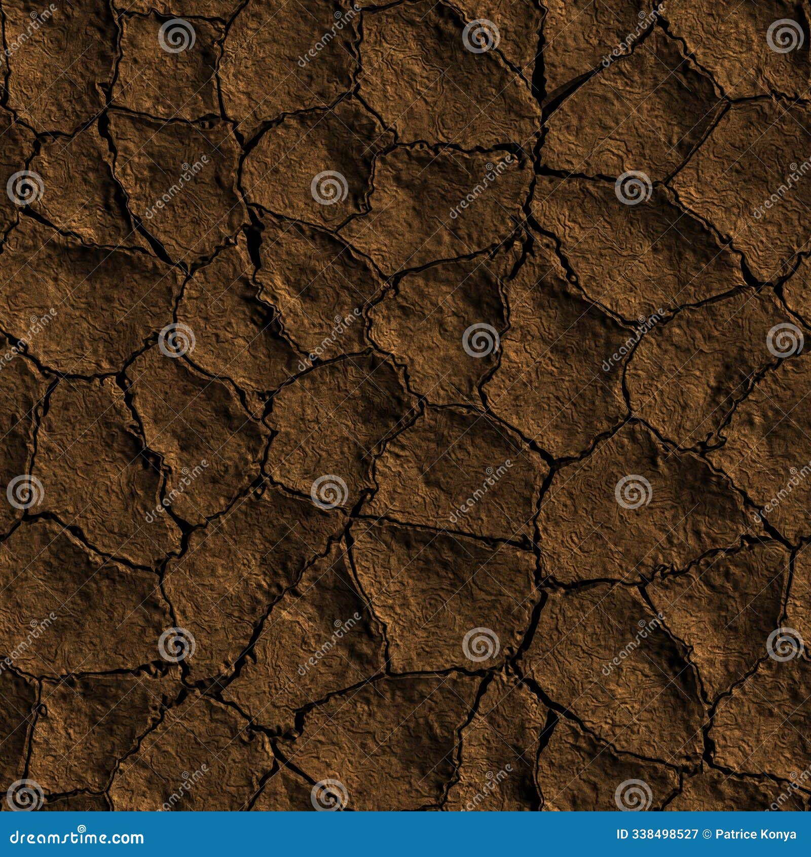 Cracked Dry Brown Mud Texture Tile Able Stock Illustration ...