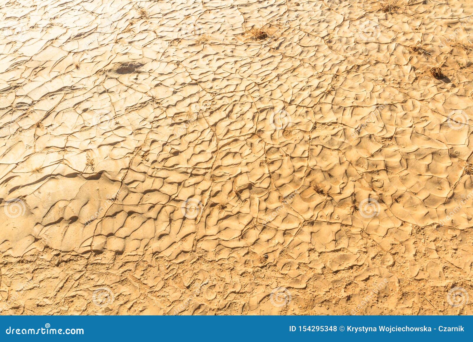 Desiccated Soil Showing Cracks And Dryness Due To Drought Affecting ...